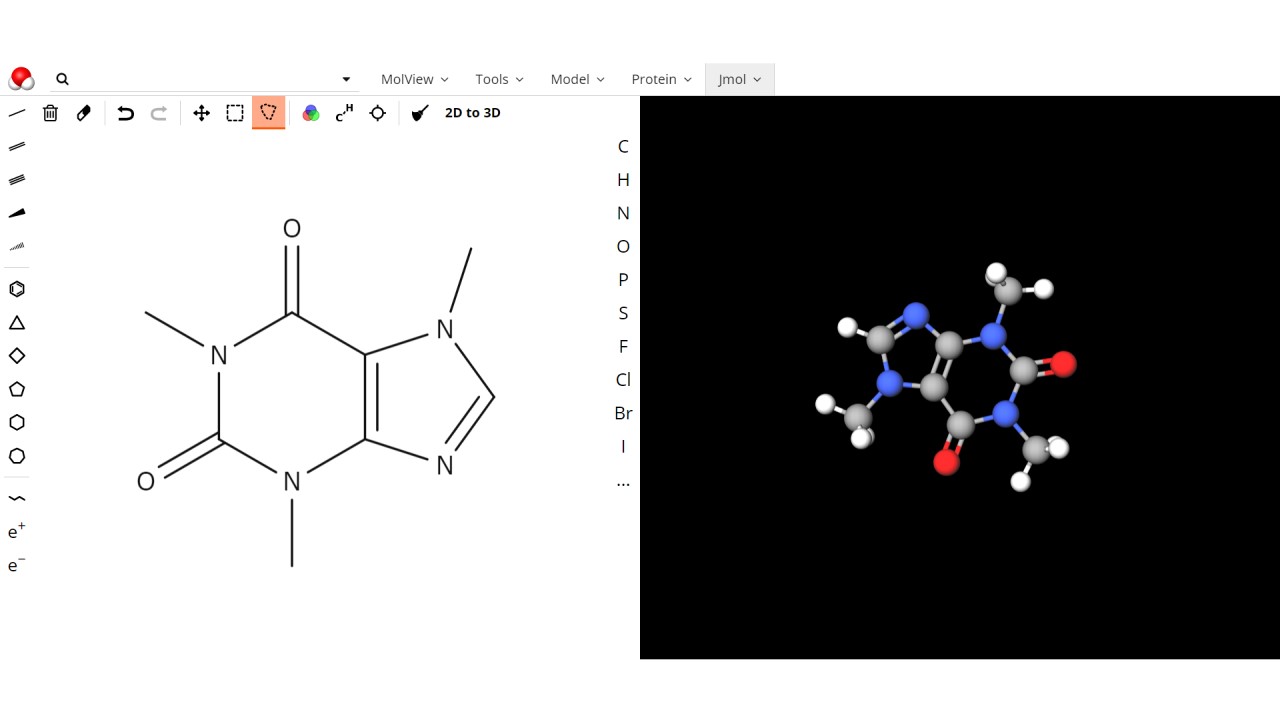 構造式描画ソフト MolViewの使い方について解説 | ジグザグ科学.com